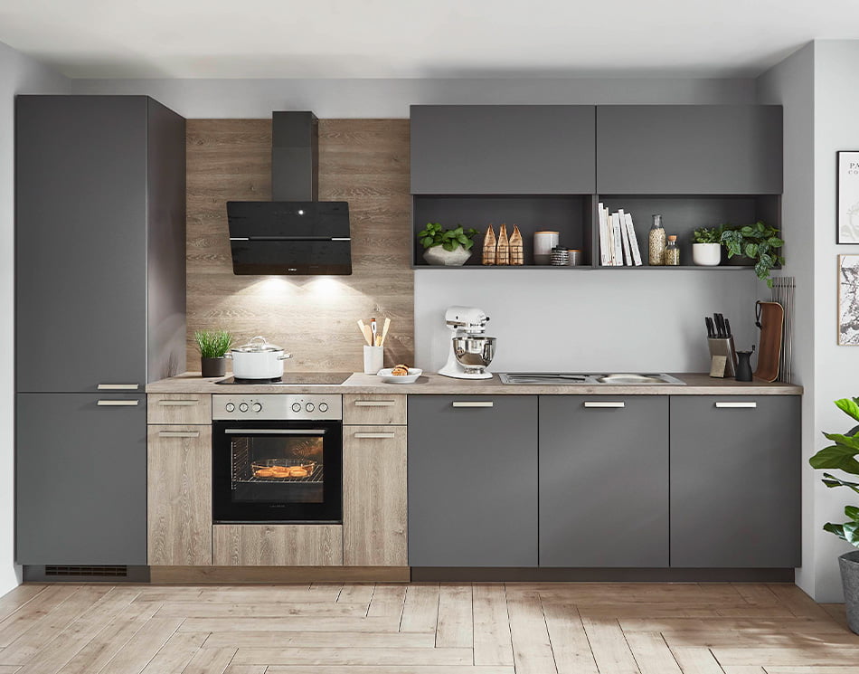 Nobilia Kitchens - German Kitchen Senso Handled Nobilia Kitchen