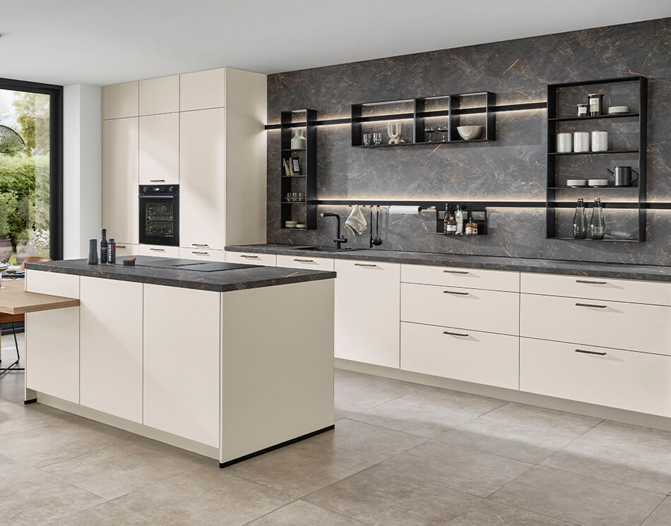 Softline Handleless Step 4 Wall Units Height 2